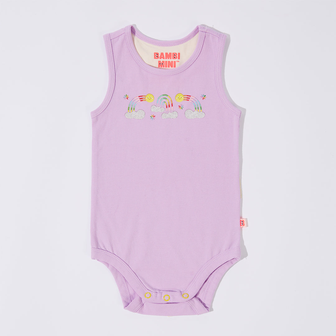 Bambi Mini Co. | The Supersinglet | Over The Rainbow and Lilac Multi S ...