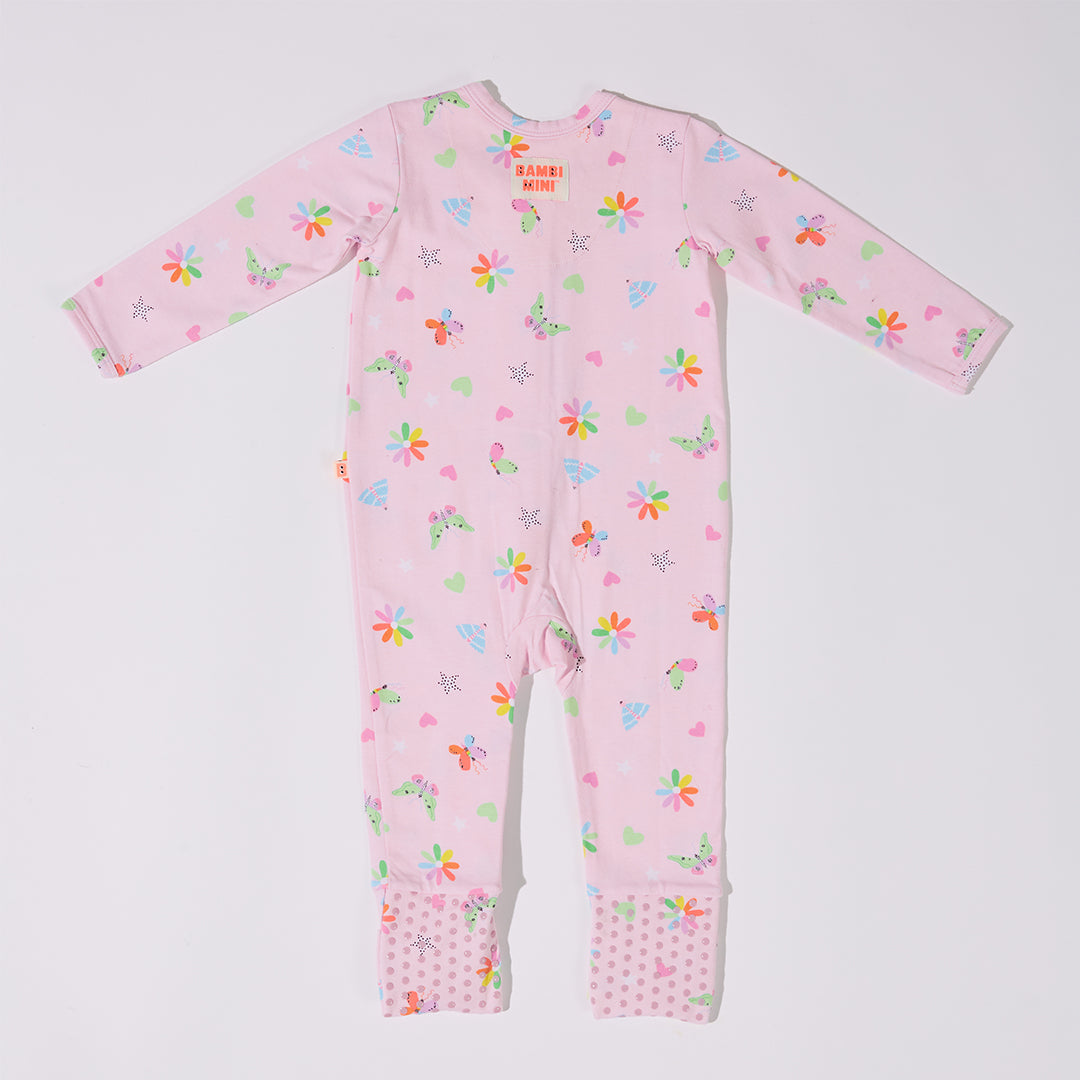 Bambi Mini Co. | The Wrigglesuit | Flowers and Butterflies Print | Org ...
